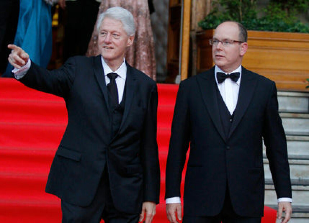 Bill Clinton mötte furst Albert och stjärnor i Monaco | Svensk Dam