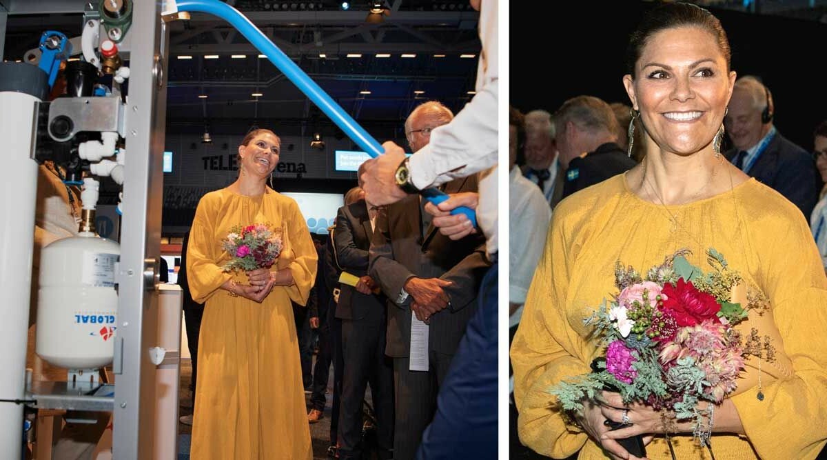 Victoria bär höstens finaste färg – här hittar du klänningen | Svensk ...